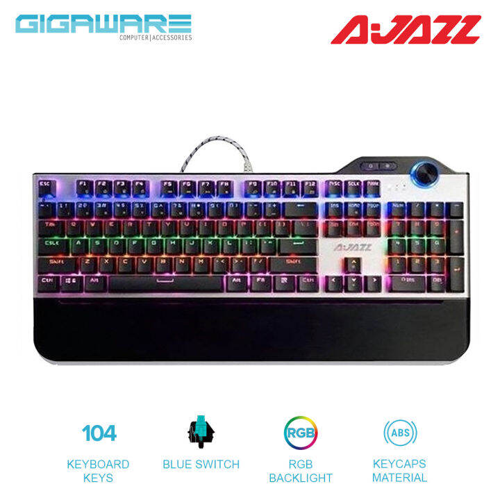 Ajazz AK35 Assassin Wired Mechanical Gaming Keyboard Ergonomic 107 Keys ...