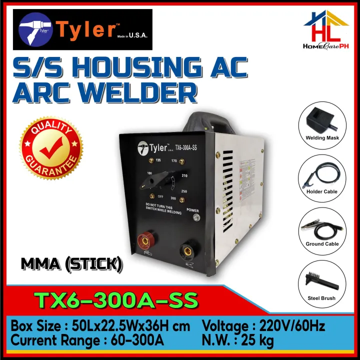 Tyler TX6-300A-SS S/S Housing AC ARC Welder | Lazada PH
