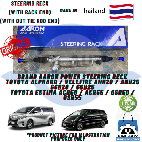 TOYOTA ALPHARD / VELLFIRE ANH20 / ANH25 GGH20 / TOYOTA ESTIMA ACR50 ...