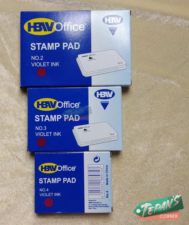 HBW Stamp Pad Violet Ink only | Lazada PH