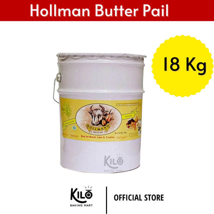 Hollmann Butter 18 kg Hollman Holman Butter kemasan Pail 18 kg | Lazada Indonesia