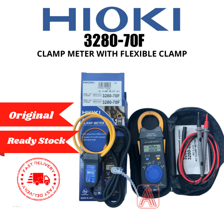 HIOKI 3280-70F CLAMP METER WITH FLEXIBLE METER-1 YEAR WARRANTY-ORIGINAL ...