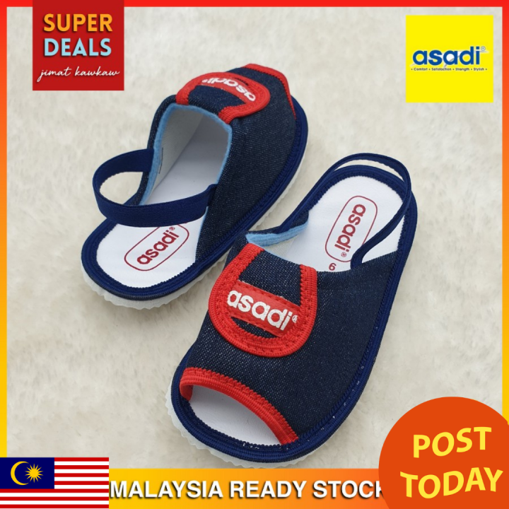 [Size 2-6] Ready Stock Malaysia Asadi Kids Sandals shoes BCA2295N | Lazada