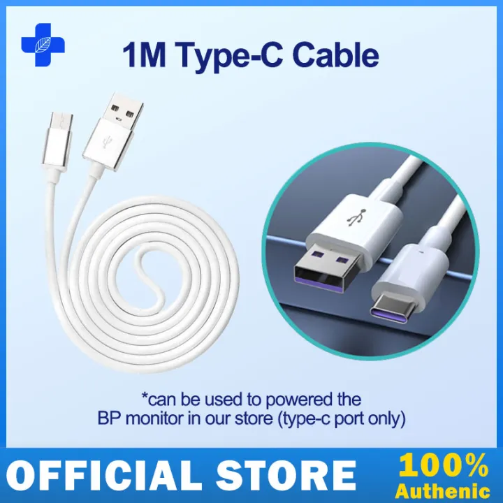 Type-C Charging Cable for Digital Blood Pressure Monitor 1 M Charge ...