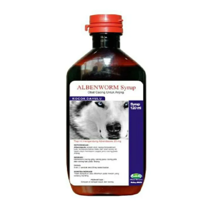 Albenworm Dog Syrup 120 ML Obat Cacing untuk Anjing | Lazada Indonesia