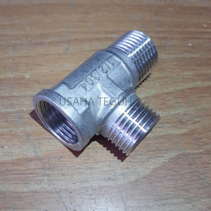 Nepel T Stainless 1/2 / Tee Nepel / T Shower / Tee Shower Kran | Lazada ...