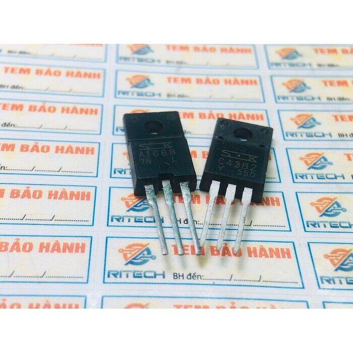 Cặp sò A1668(2SA1668-PNP) và C4382(2SC4382-NPN) 200V/2A TO-220F | Lazada.vn