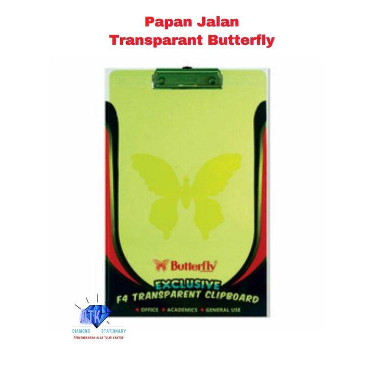 Papan Jalan Transparant Butterfly | Lazada Indonesia