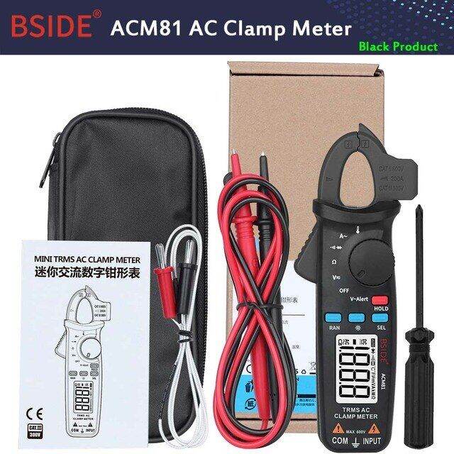 BSIDE ACM81 Digital Clamp Meter Auto-Rang TRMS 1mA Accuracy 200A Current DC AC Multimeter Vol ...