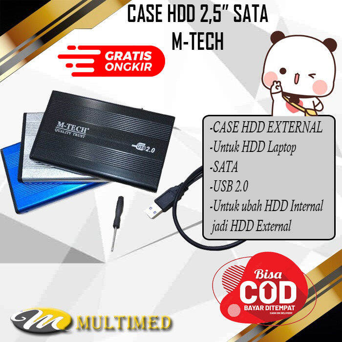 Case Cassing SSD HDD Hardisk External Enclosure 2,5" SATA M-Tech | Lazada Indonesia