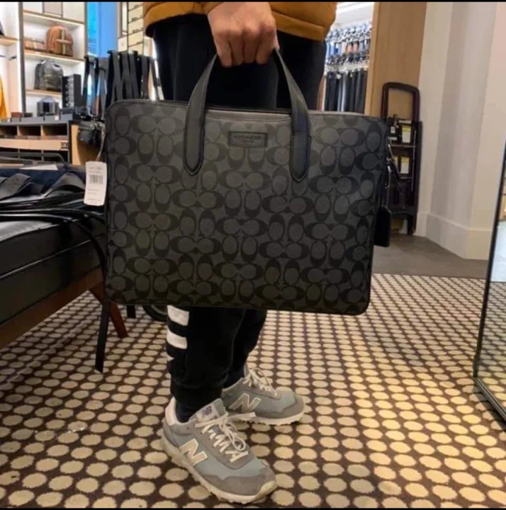 Original C2837 Coach Penn Brief In Signature Canvas - Black | Lazada PH