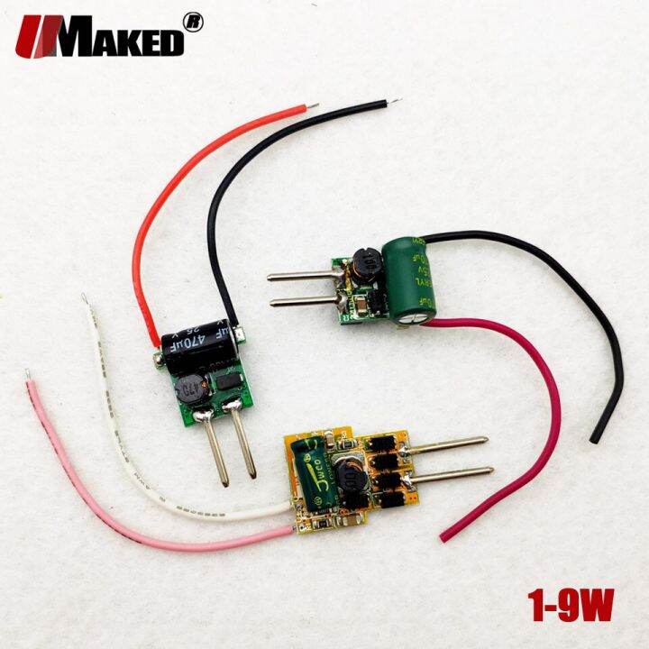 Led Driver Ac/dc12v/24v 300ma 600ma 3x1w 3x2w 3x3w 4-7w Inside Pcb Led ...