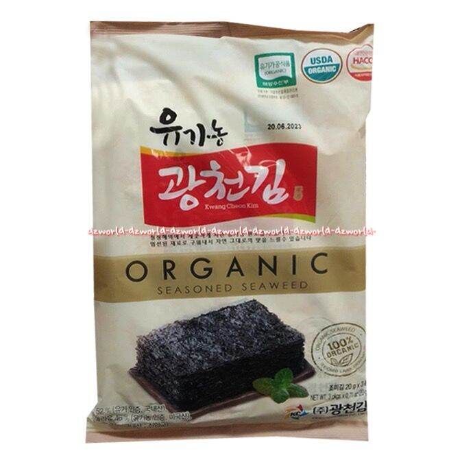 Organic Seasoned Seaweed 36gr Rumput Laut Organik Renyah Dan Kaya Serat ...