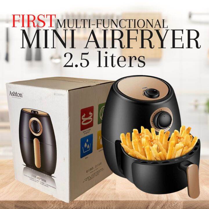 Ashton Black and Gold Multifunctional 2.5 Liters Capacity Air fryer On ...