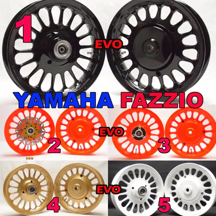 VELG ORIGINAL VND ROULLETE YAMAHA FAZZIO RING 12 | Lazada Indonesia