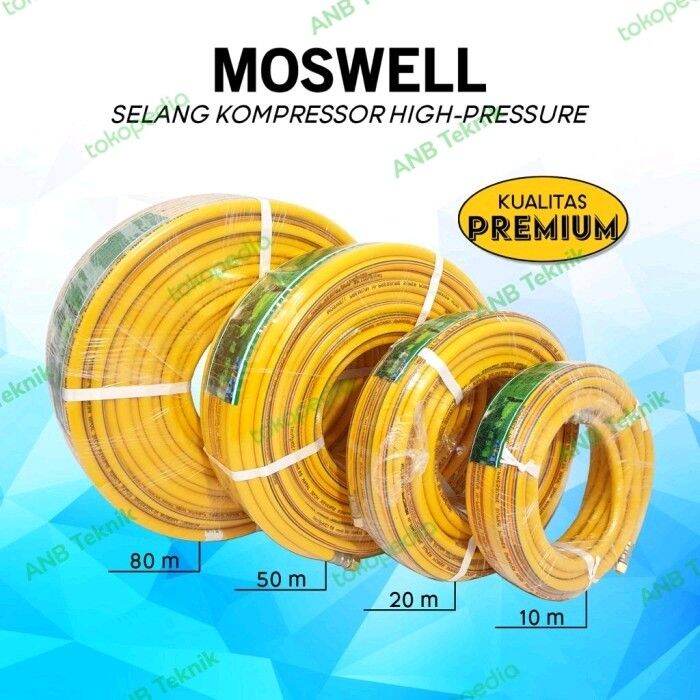 Selang Angin Kompresor Moswell Dari Ukuran 10M, 20M, 50M Dan 80M - 10M ...