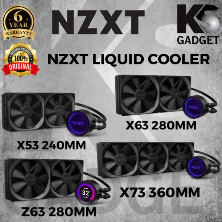 NZXT Kraken X53 / X63/Z63 / X73 AIO RGB Infinity Mirror Design CPU ...