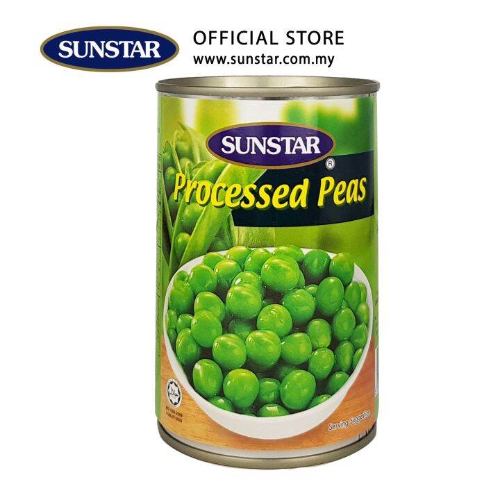 SUNSTAR Processed Peas / Kacang Hijau 425g | Lazada