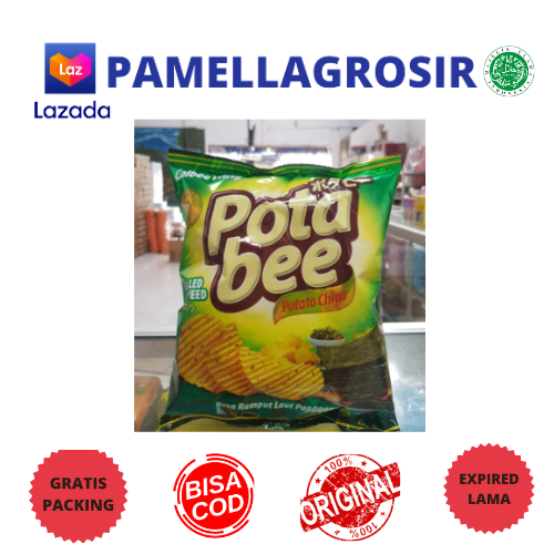 POTABEE SNACK KENTANG SEAWEED NETTO 68 GR SNACK makanan ringan jajanan ...