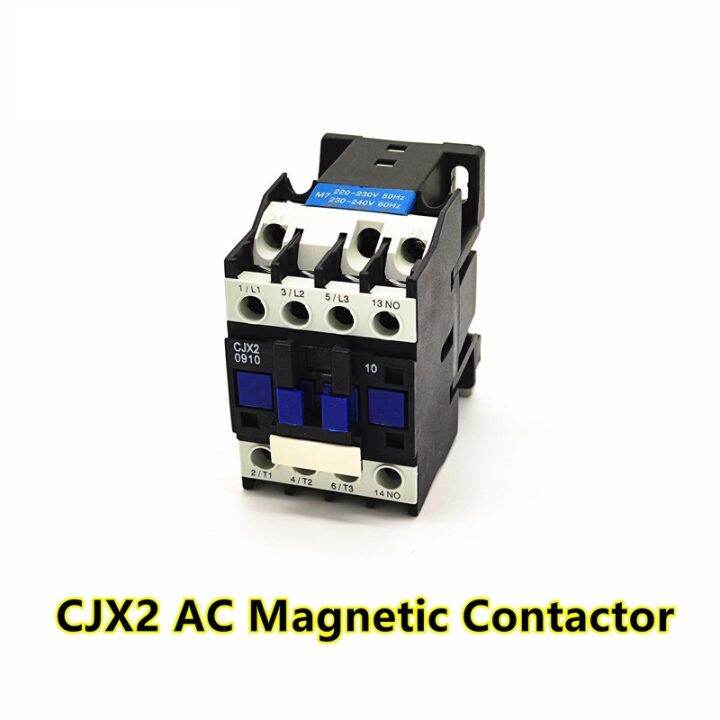 CJX2 Series AC Magnetic ContactorAC 220V 50/60Hz Coil Motor Starter Relay 3-Phase-Pole 1210 1810 ...