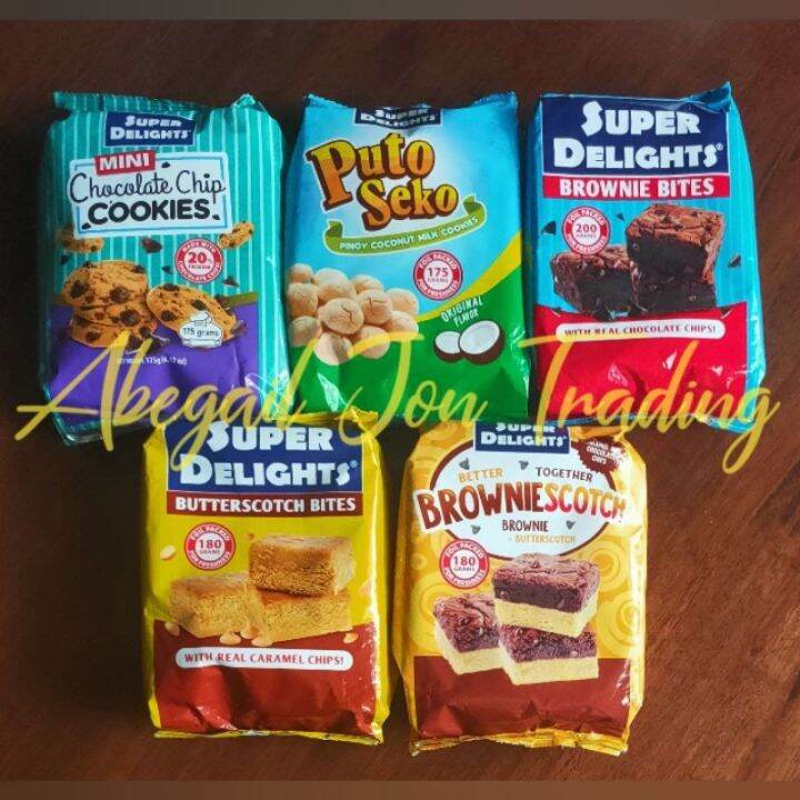 SUPER DELIGHTS Brownie Butterscotch Browniescotch Puto Seko Chocolate ...