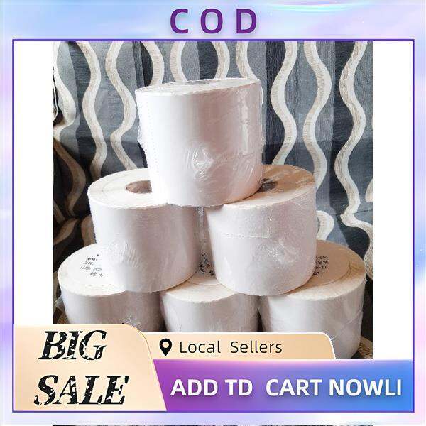 Ready stock 】 500 Sheets Roll A6 Waybill Sticker Thermal Paper Shipping ...