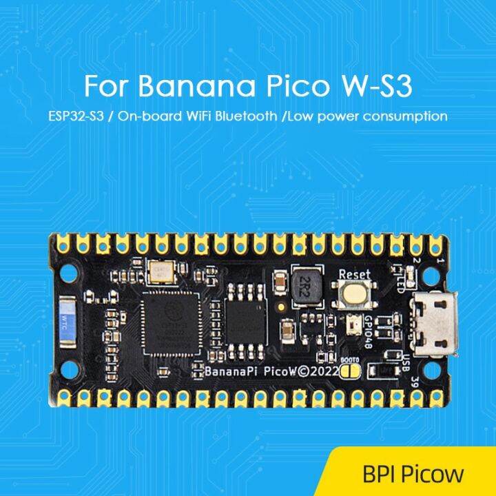 For Banana Pi BPI Pico W-S3 ESP32-S3 32-Bit LX7 Dual Core 240MHz PSRAM FLASH WIFI Bluetooth ...