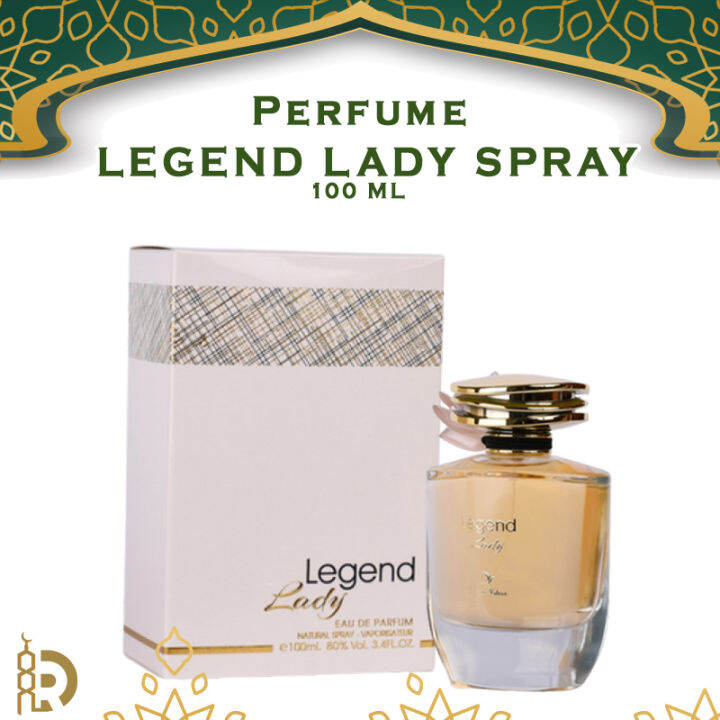 Legend Lady spray Prefume 100ml Saudi Arabia allmas | Lazada