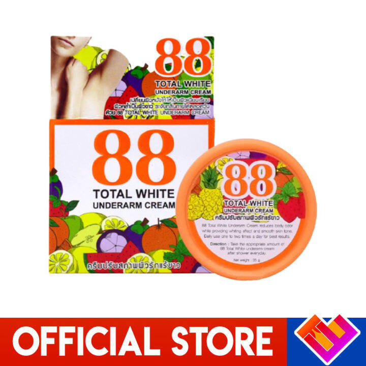 88 Total White Underarm Cream (35g) | Lazada PH