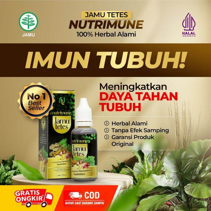 Nutrimune Obat Herbal / Jamu Tetes Berkhasiat Mampu atasi Berbagai ...