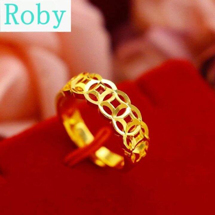 18k Gold Pawnable Saudi Gold Original Coin Lucky Fortune Money Catcher ...