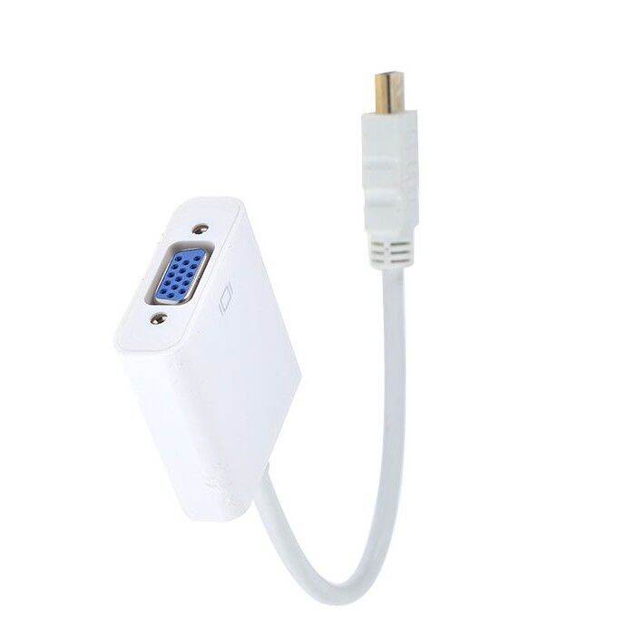 โปรโมชั่น Skyhorse Converter HDMI TO VGA White Cable ราคาถูก สายดิจิตอล ...