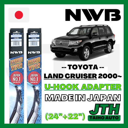 TAIHOAUTO NWB Wiper Toyota Land Cruiser 2000~ 24"+22" Wiper Land Cruiser Made In Japan | Lazada