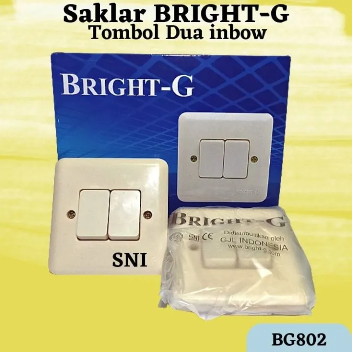 saklar bright-g seri/tombol dua inbow | Lazada Indonesia