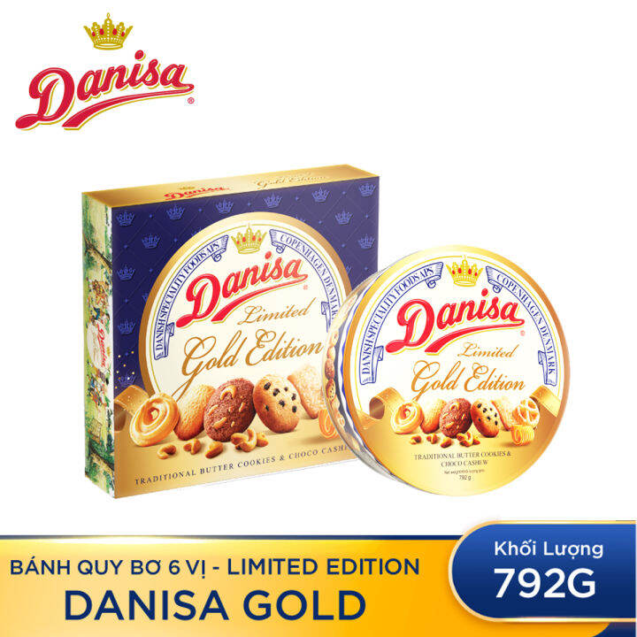 BÁNH QUY BƠ LIMITED GOLD EDITION DANISA – PHIÊN BẢN ĐẶC BIỆT 6 VỊ [792 ...
