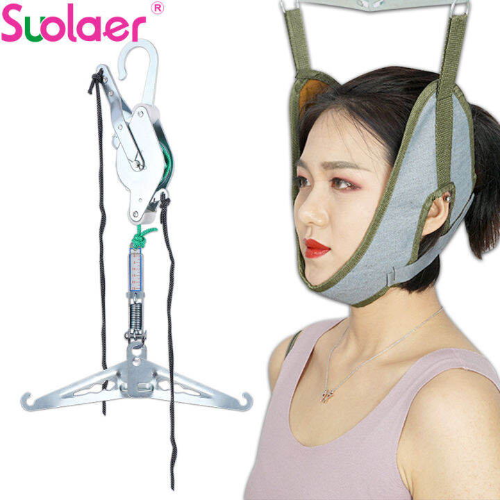 Suolaer Easy Use Pain Relief Cervical Neck Traction Device Posture ...