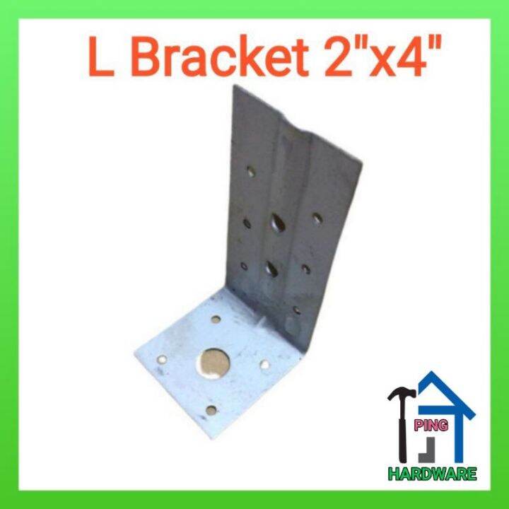2" x 4" x 1.5mm Galvanized Iron (GI) L Bracket | Lazada