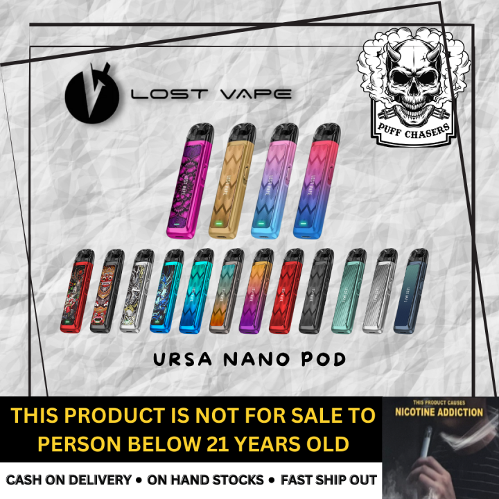[100 Legit] Lostvape Ursa Nano Pod Kit | Ursa Nano Pod Kit | 800mah ...
