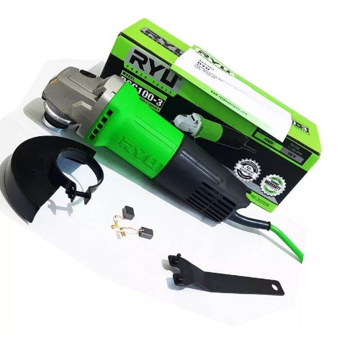 Gerinda Tangan Ryu RSG 100-3 RYU Angle Grinder 4" Mesin Gerinda 4in ...
