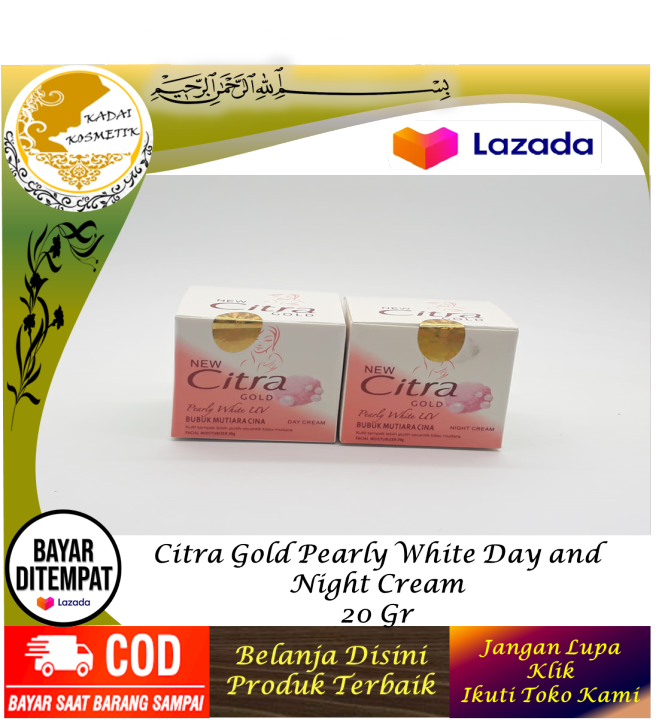 Citra Gold Pearly White Day and Night Cream 20 gr | Lazada Indonesia