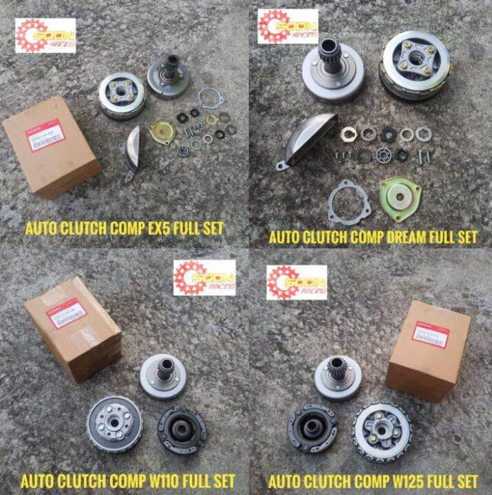 HONDA AUTO CLUTCH COMP SET HONDA EX5 DREAM W100 WAVE 100 W110 WAVE 110 W125 WAVE 125 | Lazada