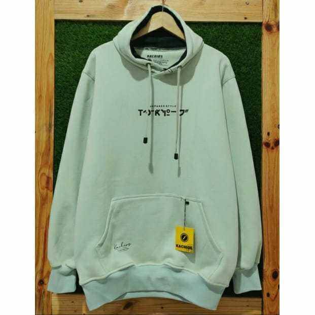 Hoodie Premium Sweater Hoodie Pria Distro Kachios Warna Hitam Tebal ...