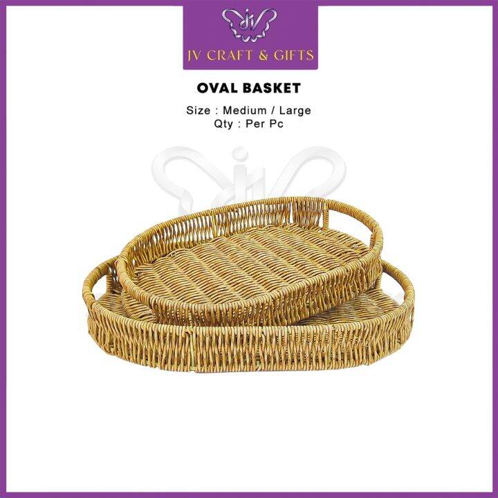 Basket Tray Hantaran | Bakul Hamper | Bakul Buah | Basket Storage ...