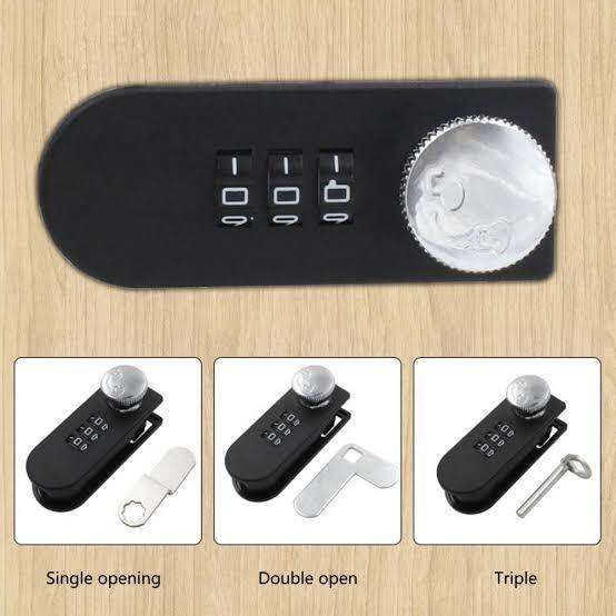 3 Digit Combination Code Cam Lock Keyless Post Mail Box Cabinet ...