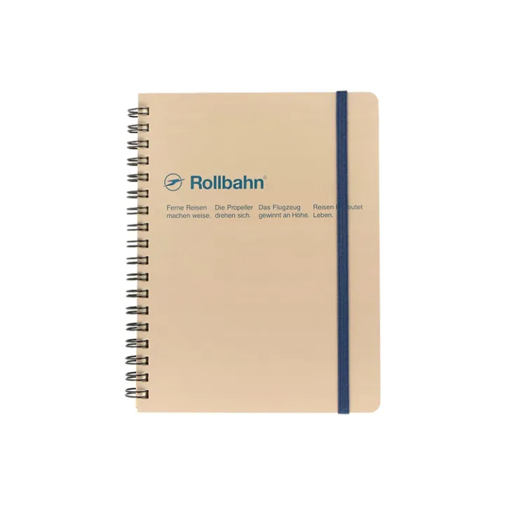 Rollbahn Spiral Bound Notebook L/ 140หน้า/5 Pockets/Notebook/Grid/Memo/Stationery【โดยตรงจาก ...