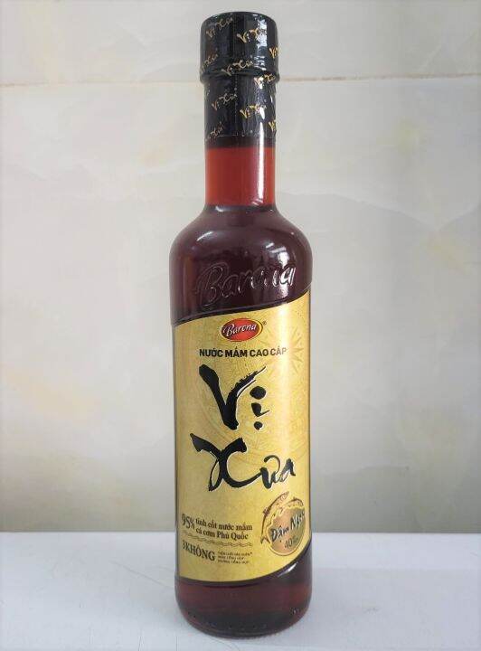[Chai 500ml – NHÃN VÀNG] NƯỚC MẮM CAO CẤP VỊ XƯA (40 độ đạm) [VN ...