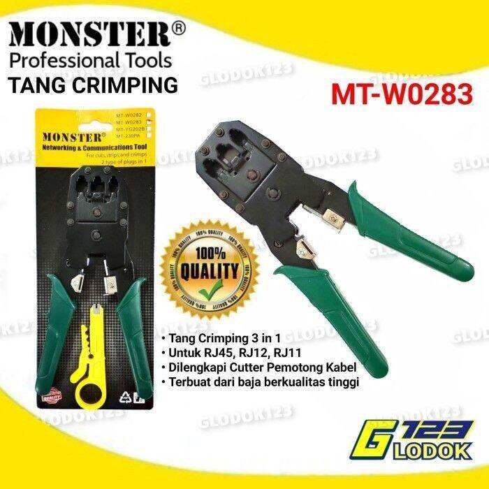 Tang Crimping RJ45 RJ11 Tang Krimping RJ 45/Kabel LAN Tester MT-W0283 ...