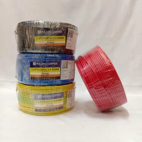 Kabel PULUNG NYA 1x2,5 mm Kabel Listrik Tembaga Kuningan Panjang 50 ...