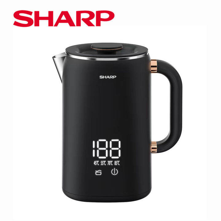 SHARP Electric kettle กาต้มน้ำไฟฟ้า กาต้มน้ำไฟฟ้าอัจฉริยะป้องกันน้ำร้อน ...