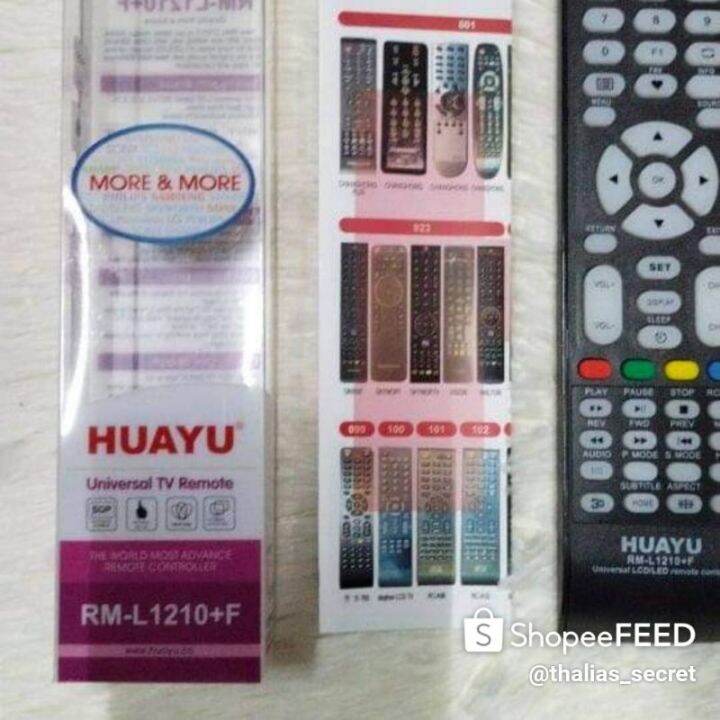 Universal LED TV remote Pensonic Starcrown Prestige Hanabishi MyView ...